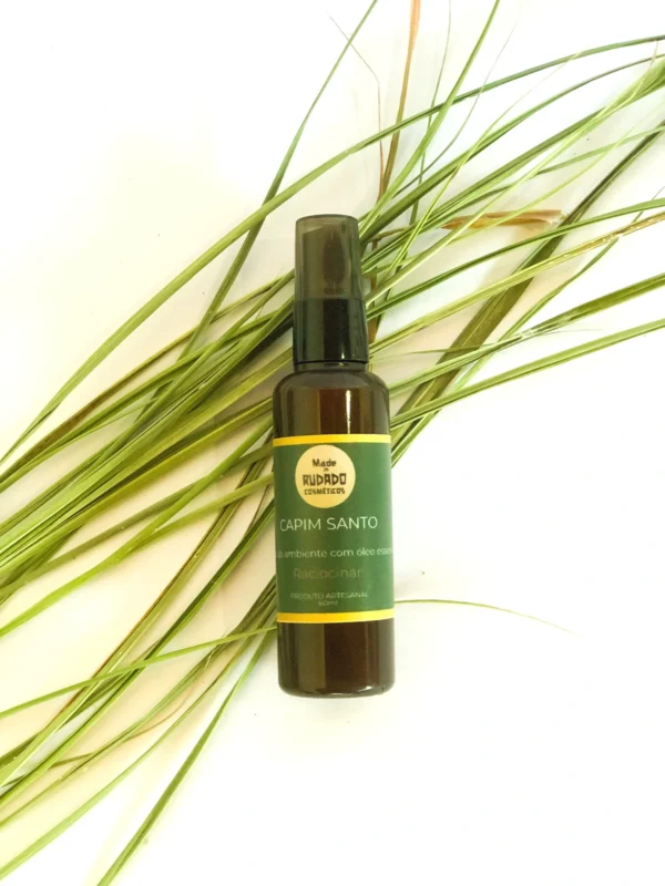 Aromatizador de ambiente spray com óleo essencial de capim santo 100ML ...