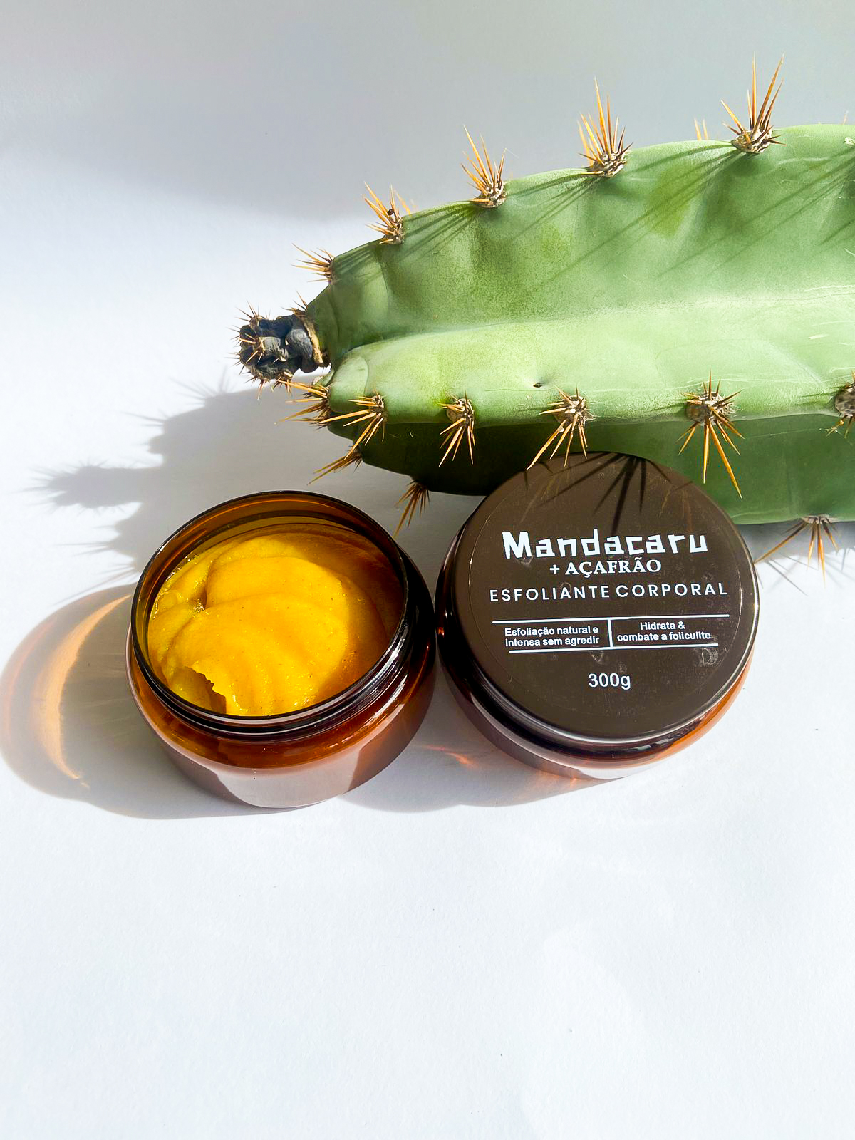 Esfoliante Corporal Mandacaru + Açafão 300g - Made in Rudado